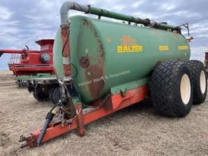 SOLD - Balzer 6500 gal manure tank with 5-row disc applic Manure ...