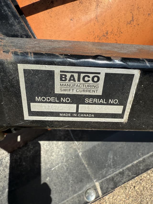 Batco 1535FLTD Stock No. A1373 Harvesting For Sale with --- Ft ...