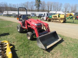 SOLD - MASSEY FERGUSON GC2300 TRACTOR WITH MASSEY FERGUSON 2350 BUCKET ...