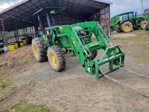 SOLD - 2016 JOHN DEERE 5065E WHEEL TRACTOR, 604 hrs MFWD, OROPS, CANOPY ...