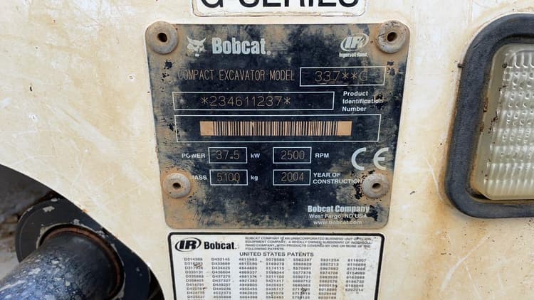 Bobcat 337 Construction Compact Excavators for Sale | Tractor Zoom