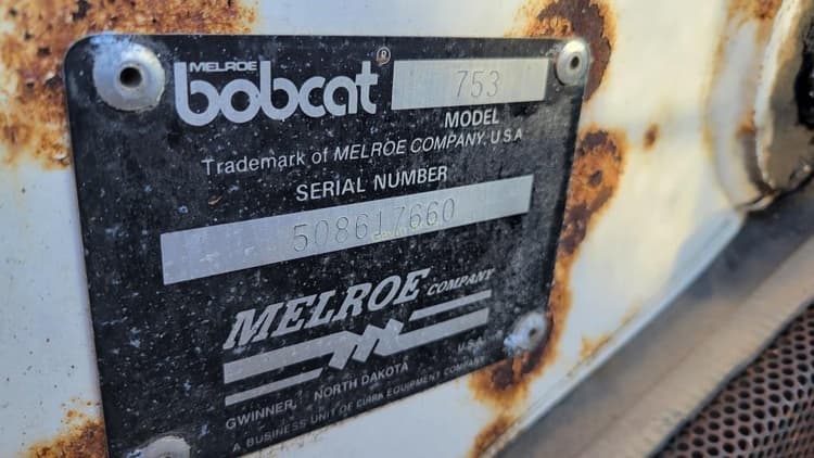Bobcat 753 Construction Skid Steers for Sale | Tractor Zoom