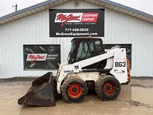 SOLD - Bobcat 863G Skid Steer Loader Construction with 3,037 Hrs ...