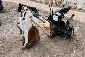 SOLD - Bobcat 907 Skid Steer Backhoe Attachment Construction | Tractor Zoom
