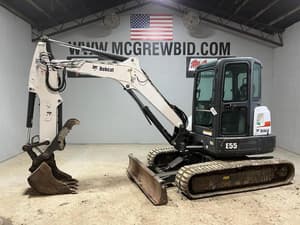 SOLD - 2014 Bobcat E55 Lot No. 662M Construction with 4,346 Hrs ...