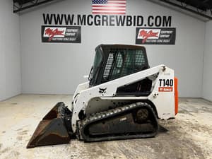 SOLD - Bobcat T140 Skid Steer Loader Construction with 1,502 Hrs ...