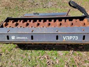 SOLD - BRADCO VRP73 SKID STEER PADFOOT ROLLER, VIBRATORY, HYDRAULIC ...