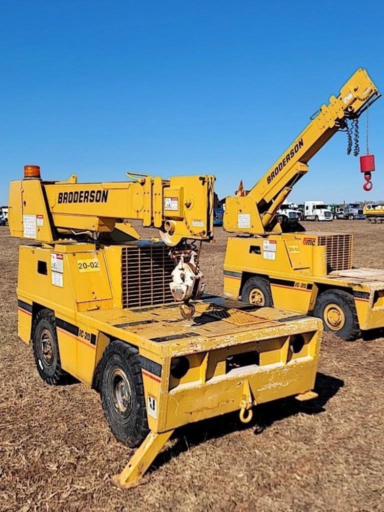SOLD - Broderson IC-20 Lot No. 1283 Construction with 2,305 Hrs ...