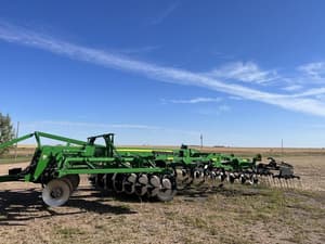 SOLD - JD 2730 Disk Ripper, 18', 9 Shank, Rear Disk, 3 Bar Harrow, Soil ...