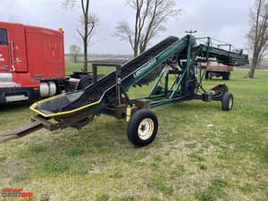 SOLD - (1) Lockwood, model 9124-1500, potato piler, 30' boom, 24" belts ...