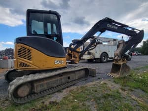 SOLD - John Deere 50D Lot No. 59 Construction with 4,689 Hrs | Tractor Zoom