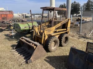 SOLD - Case 1835B Skidsteer with Bucket and Manure Fork Construction ...