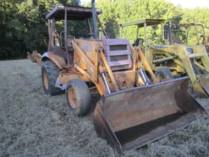 SOLD - CASE 580K BACKHOE, DSL ENGINE, 4-POST CANOPY, 12” REAR BUCKET ...