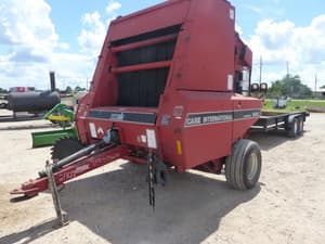 SOLD - CASE 8465 ROUND BALER Hay and Forage with --- Bales | Tractor Zoom