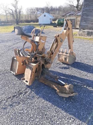 SOLD - Case D-125 Backhoe Attachment For Skidloader Construction with ...