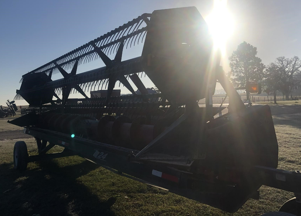 SOLD - Case IH 1020 Harvesting with 25 ft | Tractor Zoom