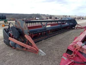 SOLD - Case IH 1020 Grain Header Harvesting with 25 ft | Tractor Zoom