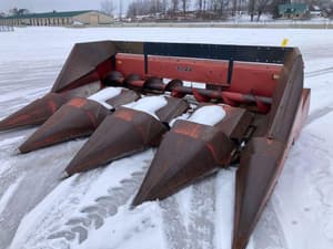 SOLD - Case IH 1044 Corn Head Harvesting with 4 Rows | Tractor Zoom