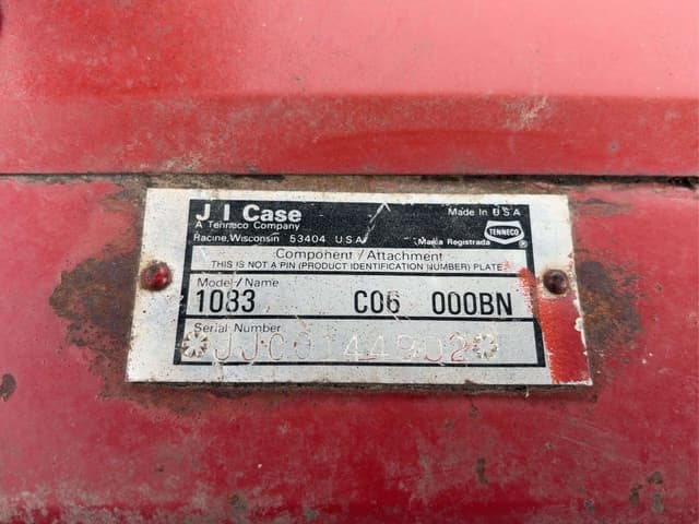 Case IH 1083 Lot No. 43939 Harvesting For Sale with 8 Rows | Tractor Zoom