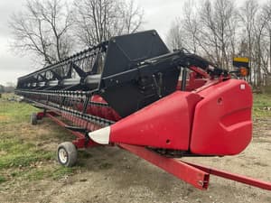 SOLD - Case IH 3020 Lot No. 48945 Harvesting with 35 ft | Tractor Zoom