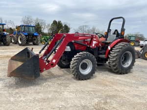 SOLD - CASE IH 50A 4X4 TRACTOR AND LOADER Tractors with 305 Hrs ...