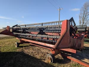 SOLD - Case IH 820 Lot No. 8 Harvesting with 20 ft | Tractor Zoom