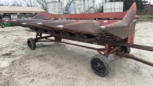 SOLD - Case IH 963 Corn Head & Header Cart Harvesting with --- Rows ...
