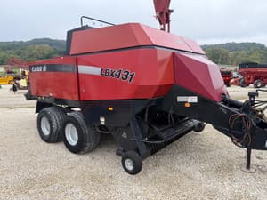 SOLD - Case IH LBX431 Lot No. 5486 Hay and Forage with --- Bales ...