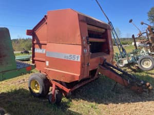 SOLD - Case IH RS551 Round Baler Hay and Forage with --- Bales ...