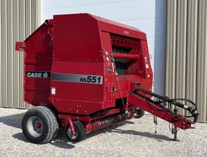 SOLD - Case IH RS551 round baler Hay and Forage with --- Bales ...