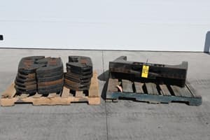 SOLD - Case IH Weight Bracket and Qty 18 Suitcase Weights Harvesting ...