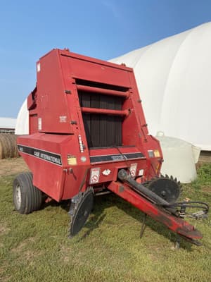 SOLD - Case International 8455 Round Baler Hay and Forage with ...
