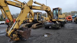 SOLD - Cat 214B FT Wheeled Excavator Construction with 4,105 Hrs ...