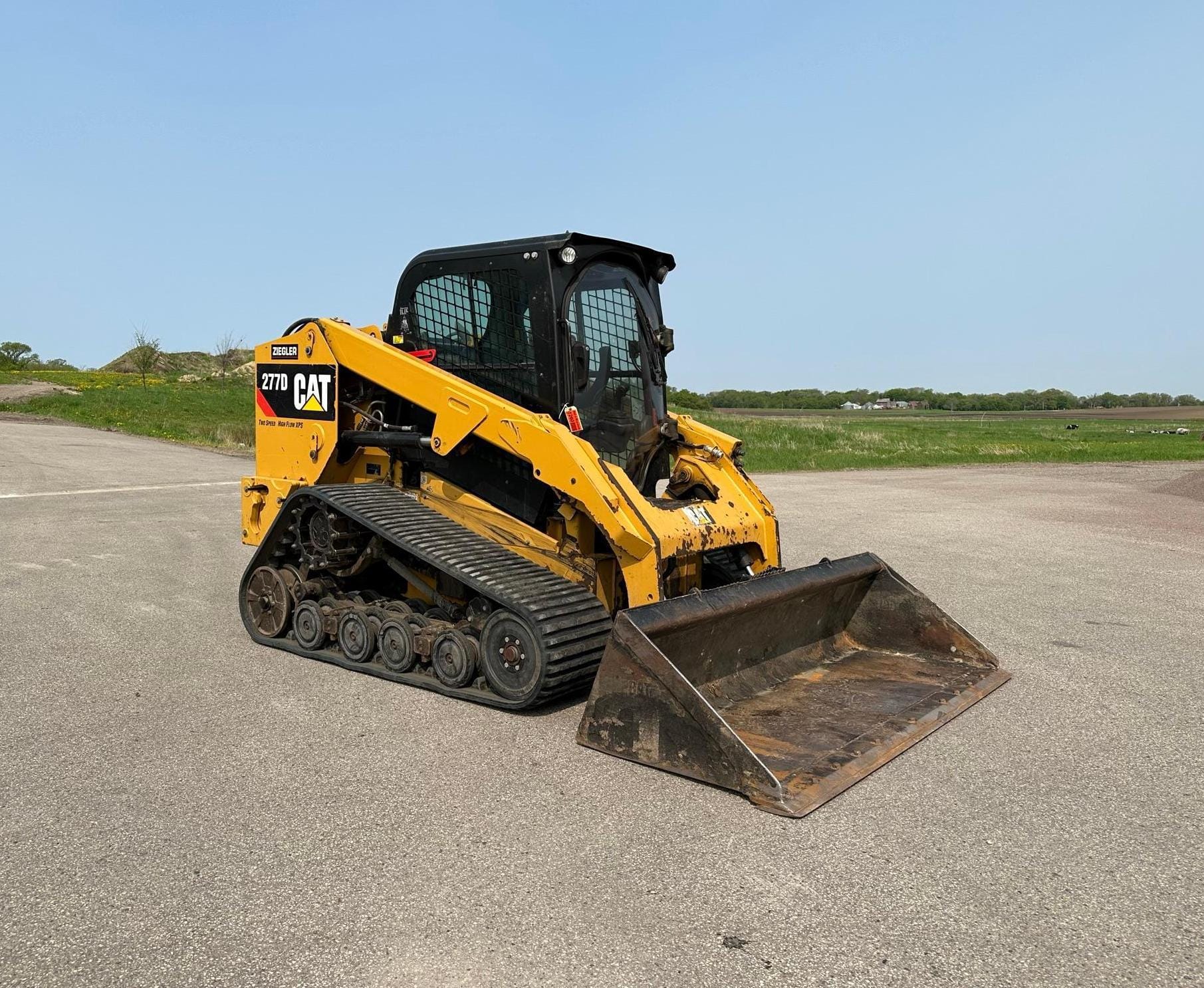 SOLD - Cat 277D Skid Steer With 84" Bucket Construction with 3,434 Hrs ...