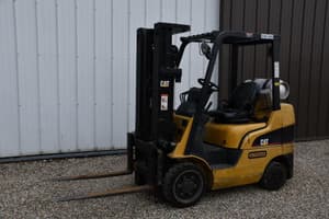 SOLD - Cat C5000 LP forklift Construction with 1,471 Hrs | Tractor Zoom