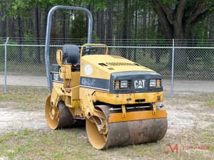 SOLD - CAT CB-224C DOUBLE DRUM ROLLER Construction with 972 Hrs ...