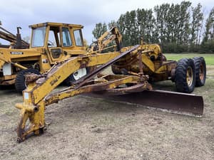 SOLD - Caterpillar semi-converted 14' PT road grader, 15.00-24 tires ...