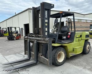 SOLD - Clark C80D forklift Construction with 35 Hrs | Tractor Zoom