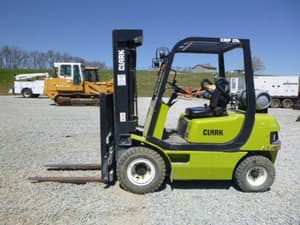 SOLD - Clark CMP25L Mast Forklift^BOOK^ (QEA 2506) Construction with ...