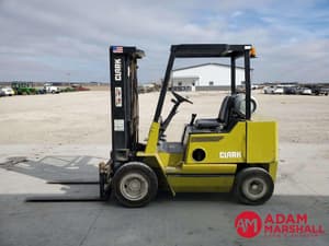 SOLD - Clark GPX230 Lot No. 60455 Construction with 8,689 Hrs | Tractor ...