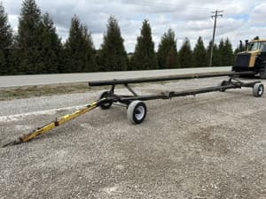 SOLD - Custom Built Header Cart Stock No. 30757 Ag Trailers with 27 Ft ...