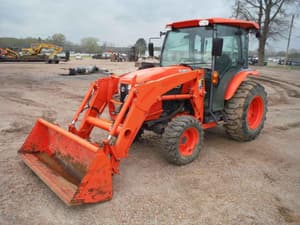 SOLD - 2018 Kubota L6060 MFWD Tractor, s/n 43318: Front Loader w/ Bkt ...