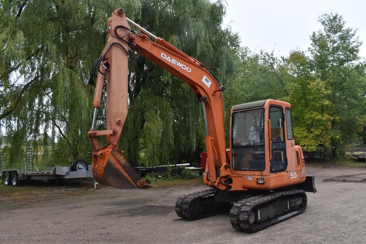 SOLD - Daewoo Solar 55 Construction Compact Excavators | Tractor Zoom