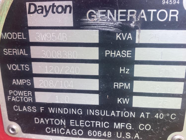 Dayton 3W954 Other Equipment Generators for Sale | Tractor Zoom