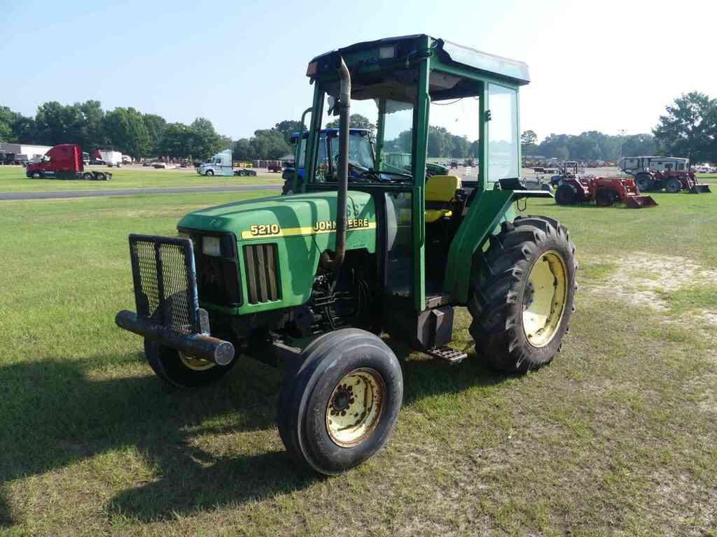SOLD - John Deere 5210 Tractor, s/n LV5210S321782: 2wd, Encl. Cab ...