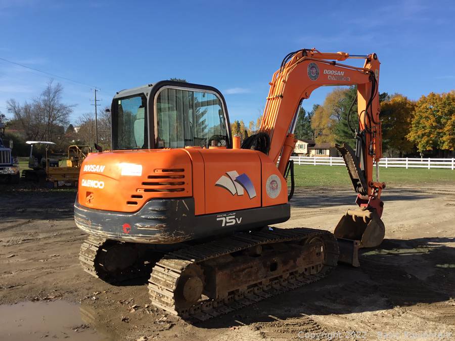 Doosan Solar 75V Construction Compact Excavators for Sale | Tractor Zoom