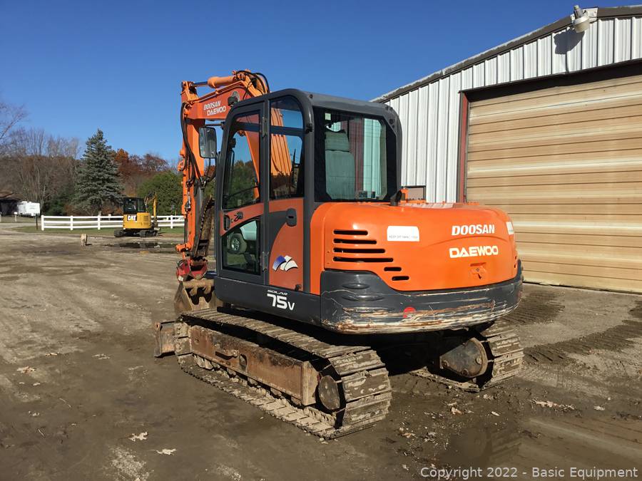 Doosan Solar 75V Construction Compact Excavators for Sale | Tractor Zoom
