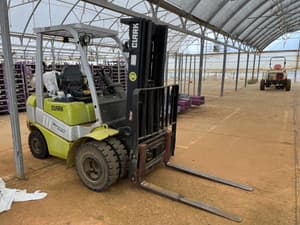 SOLD - Clark C25L Forklift, 5,000lb Capacity, LP Gas, Front Duals, 3 ...