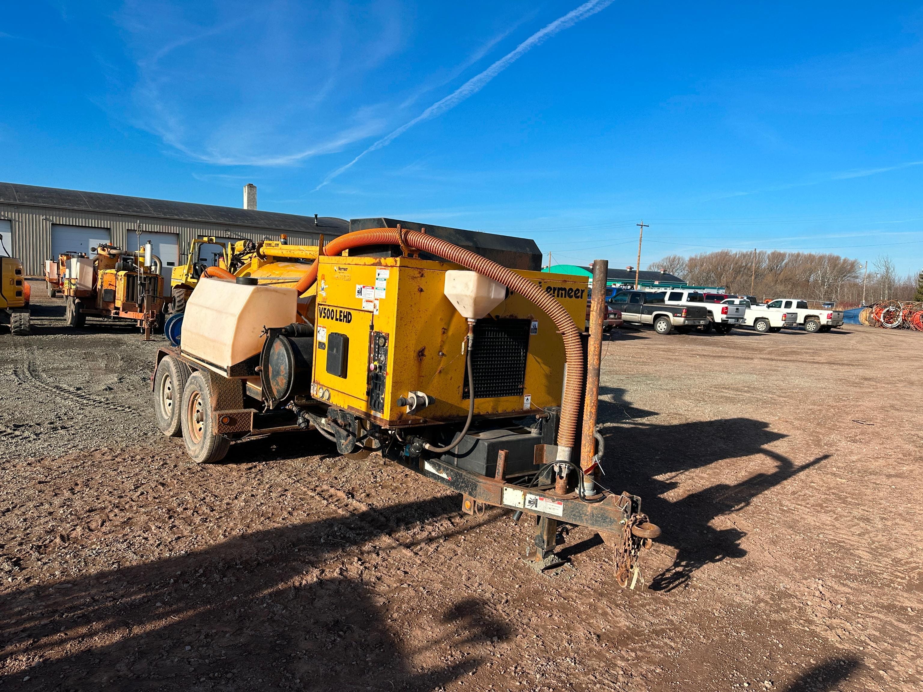 SOLD - Vermeer V500 LEHD Hydro Vac On McElrath 2013 Tandem Axle Trailer ...