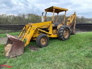 SOLD - (1) Ford 4500 backhoe loader tractor, 2WD, open station, ROPS ...